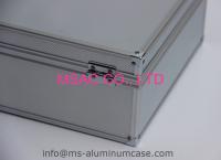 China Silver Diamond Aluminum Briefcase Tool Box , Light Weight Lockable Aluminium Case for sale