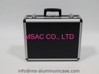 China Equipment Strong Aluminum Hard Case Black Fireproof Panel One Lock For Security for sale