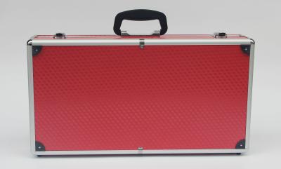 China Red Aluminum Carrying Case , Light Weight Aluminium Hard Case With Foam for sale