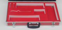 China Red Aluminum Carrying Case , Light Weight Aluminium Hard Case With Foam for sale