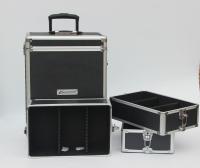 China Large Capacity Aluminum Instrument Case 370 X 245 X 780mm With Trolley for sale