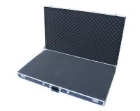 China Black Large Aluminum Hard Case For Carrying Equipment Round Corner Design for sale