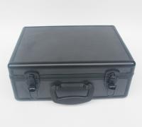 China ABS Shinny Black Aluminum Camera Case , Professional Aluminum Camera Carrying Case for sale