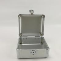 China Middle Aluminium Storage Box 90 Degree Open Small Aluminum Empty Case for sale