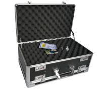 China Black Aluminum Hard Case With Foam Insert Lockable Moistureproof For Transport for sale