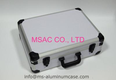 China White Aluminum Storage Case , Aluminum Carrying Case 460 X 335 X 120mm for sale