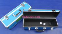 China Blue Aluminum Hand Tool Case Fireproof 2mm Thickness EVA Inside 480 * 145 * 175mm for sale