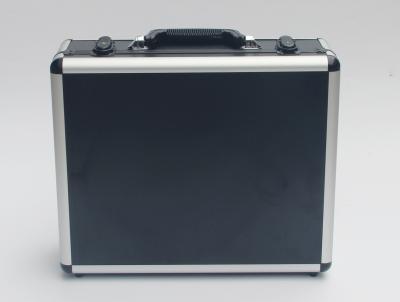 China 2.0 Kgs Black Aluminum Tool Case L 360 X W 240 X H 150mm 3 .8 MDF With Black ABS Panel for sale