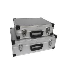 China Two Sets Aluminum Equipment Cases With Plastic Corner And Metail Handle for sale