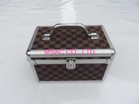 China Waterproof Aluminum Hard Makeup Case , Portable Aluminium Cosmetic Case for sale