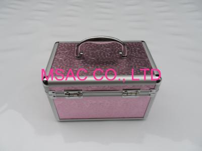 China Small Aluminum Cosmetic Train Cases With Butterfly Stylish for sale