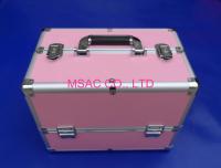 China Competitive Price Pink Aluminum Makeup Nail Case China Aluminum Case Manufacturer for sale