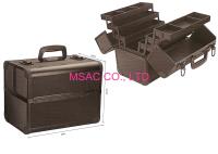China Detachable Pro Makeup Case / Professional Makeup Box L 360 X W 240 X H 295mm for sale