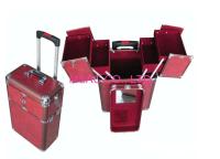 China Light Weight Pro Makeup Case Four Trays Inside L 360 X W 245 X H 705mm for sale