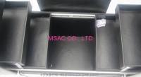 China Silver Aluminum Pro Makeup Case Lockable PVC Lining 7.5 kgs light weight for sale