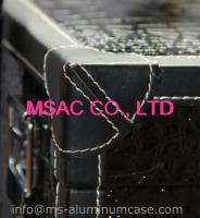 China Middle Trolley Cosmetics Cases Makeup Cases Pu Leather Beauty Boxes For Travel for sale