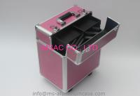 China Large Storage Space Aluminium Beauty Case On Wheels 440 X 280 X 345 Mm for sale