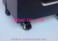 China Professional Trolley Aluminium Beauty Case With Wheels PVC Lining Waterproof for sale