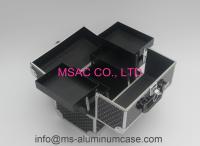 China Custom Black Aluminium Cosmetic Case for sale
