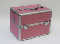China ABS Aluminium Cosmetic Case Box Velvet Lining Size L 260 X W 220 X H 240mm for sale