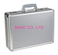 China Multi - Purpose Silver Aluminum Briefcase , Metal Attache Case Easy For Carry for sale