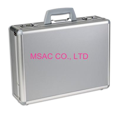 China Multi - Purpose Silver Aluminum Briefcase , Metal Attache Case Easy For Carry for sale