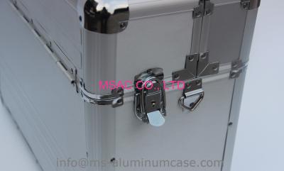 China Big Space Aluminum Attache Case With Two Combination Locks Easy Cleaning for sale