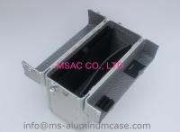 China Big Space Aluminum Attache Case With Two Combination Locks Easy Cleaning for sale