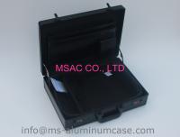 China Waterproof Aluminum Attache Case Black  L 460 X W 300 X H 150mm Durable for sale