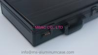 China Waterproof Aluminum Attache Case Black  L 460 X W 300 X H 150mm Durable for sale