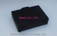 China Waterproof Aluminum Attache Case Black  L 460 X W 300 X H 150mm Durable for sale