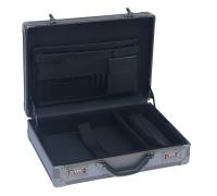 China Multi - Purpose  Black Aluminium Briefcase , Pilot Aluminum Attache Briefcase for sale