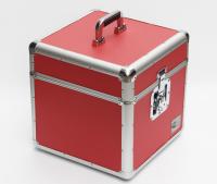 China Custom LP 100 12'' Aluminum DVD/CD Storage Case Aluminum Media Vinyl Storage Case for sale