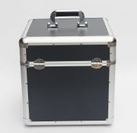 China Custom LP 100 12'' Aluminum DVD/CD Storage Case Aluminum Media Vinyl Storage Case for sale