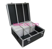 China Custom Black Aluminum DVD Storage Case Wear Resistant L 360 X W 220 X H 180mm for sale