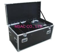 China MS-F-01 Aluminium Instrument Case , Black Flight Case L1200 X W400 X H650mm for sale