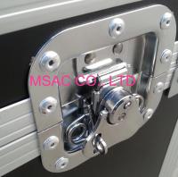 China Black Aluminum Custom Flight Cases / Equipment Carrying Cases For Carry Tool for sale