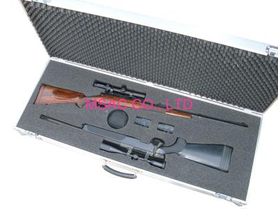 China MS - Gun - 12 Aluminum Gun Case Size L1200 X W250 X H75mm For Carry for sale