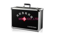 China Medical Devices Aluminum Medical Box , Metal First Aid Kit For Cars / Home for sale