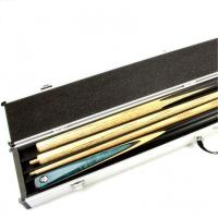China Aluminum Cue Case For TWO Centre Jointed Cues Silver for sale