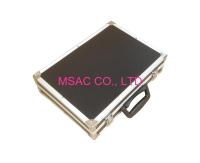 China Black Aluminum Pool Cue Cases , Aluminium Snooker Cue Cases Foam Lining for sale