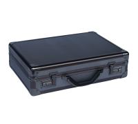 China Professional Grey Aluminum Attache Case Embossed Diamond Surface 460 * 330 * 135mm for sale