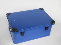 China Customized Painting Aluminum Storage Case With 1.0mm Thickness Aluminum Panel In Blue Color for sale