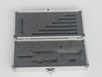 China 180 Degree Small Aluminum Tool Cases With Customized Height Inside Die Cut EPE Foam For Storage Tools for sale