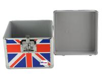 China Custom LP 100 12'' Aluminum DVD/CD Storage Case Aluminum Media Vinyl Storage Case for sale
