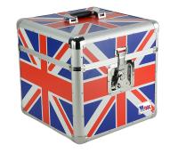 China Custom LP 100 12'' Aluminum DVD/CD Storage Case Aluminum Media Vinyl Storage Case for sale