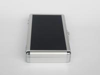 China Silver Small Aluminum Hard Case With 180 Degree Open Easy Transport for sale