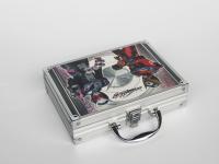 China Silver Aluminum Hand Carrying Case With CMYK Printing 260 * 200 * 80mm Light Weight for sale