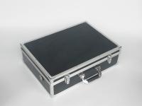 China Aluminum Stander Tool Box 18*13*6 inch, Tool Transport Case With Shoulder Strap Easy For Carry for sale