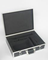 China Aluminum Stander Tool Box 18*13*6 inch, Tool Transport Case With Shoulder Strap Easy For Carry for sale